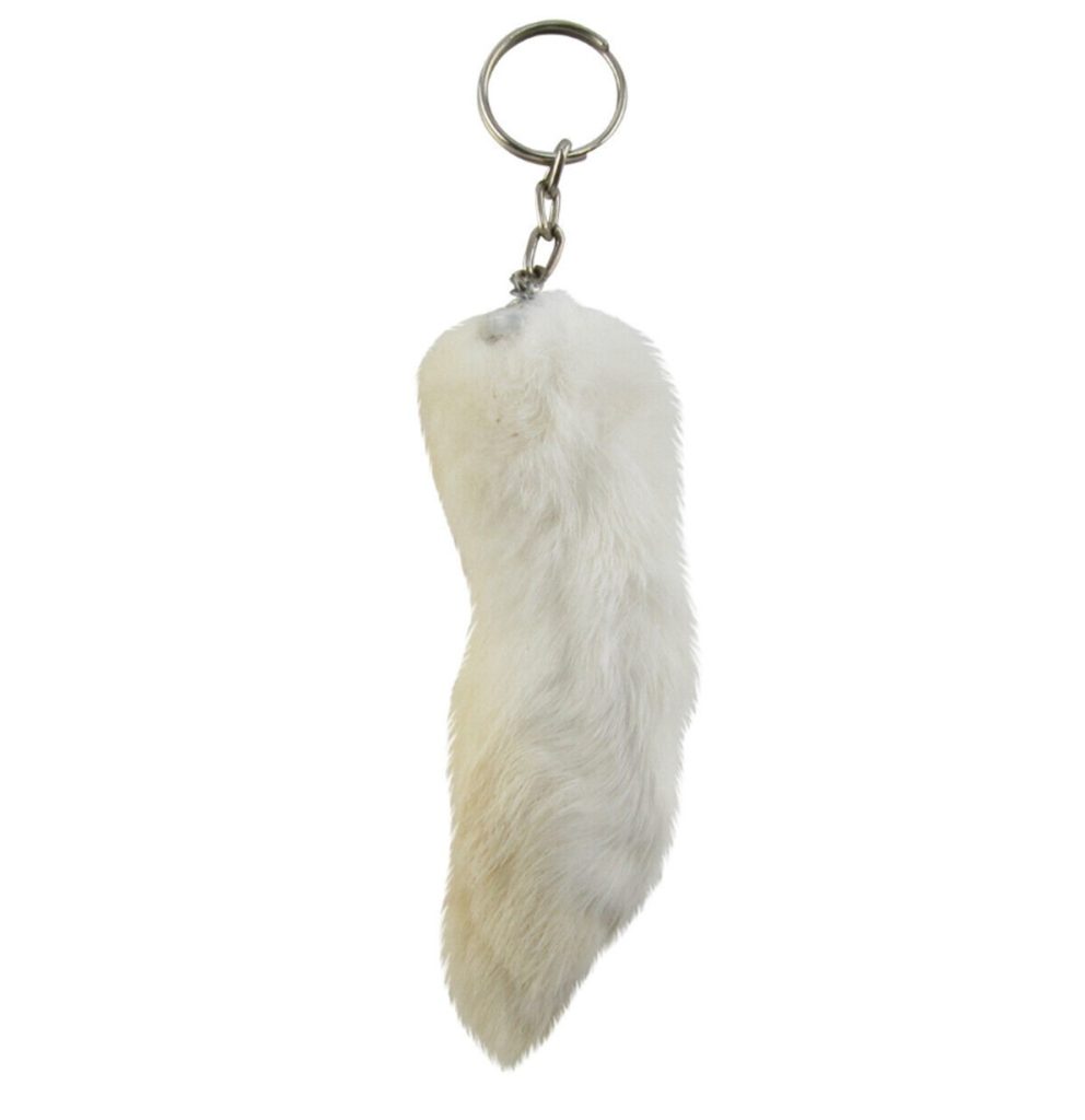 LUCKY RABBIT'S FOOT KEYCHAIN - Papa Jim's Botanica