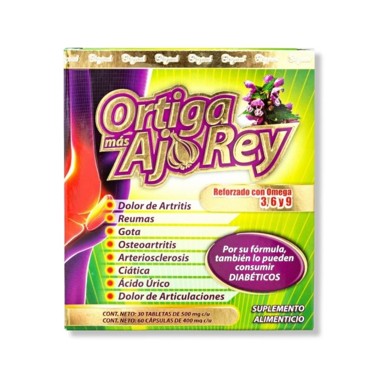 ORTIGA MAS AJO REY TABLETAS - Papa Jim's Botanica