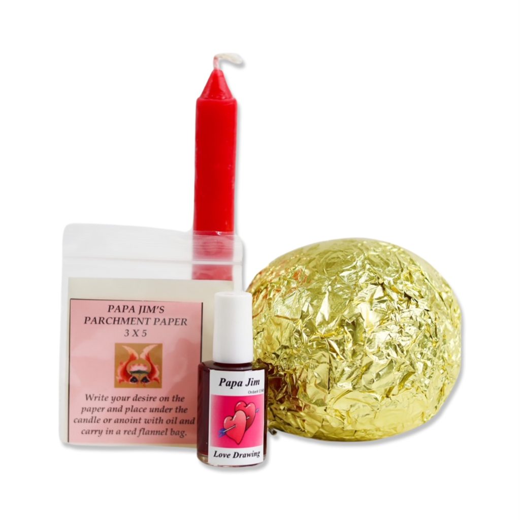 LOVE DRAWING BURYING VOODOO BALL - Papa Jim's Botanica