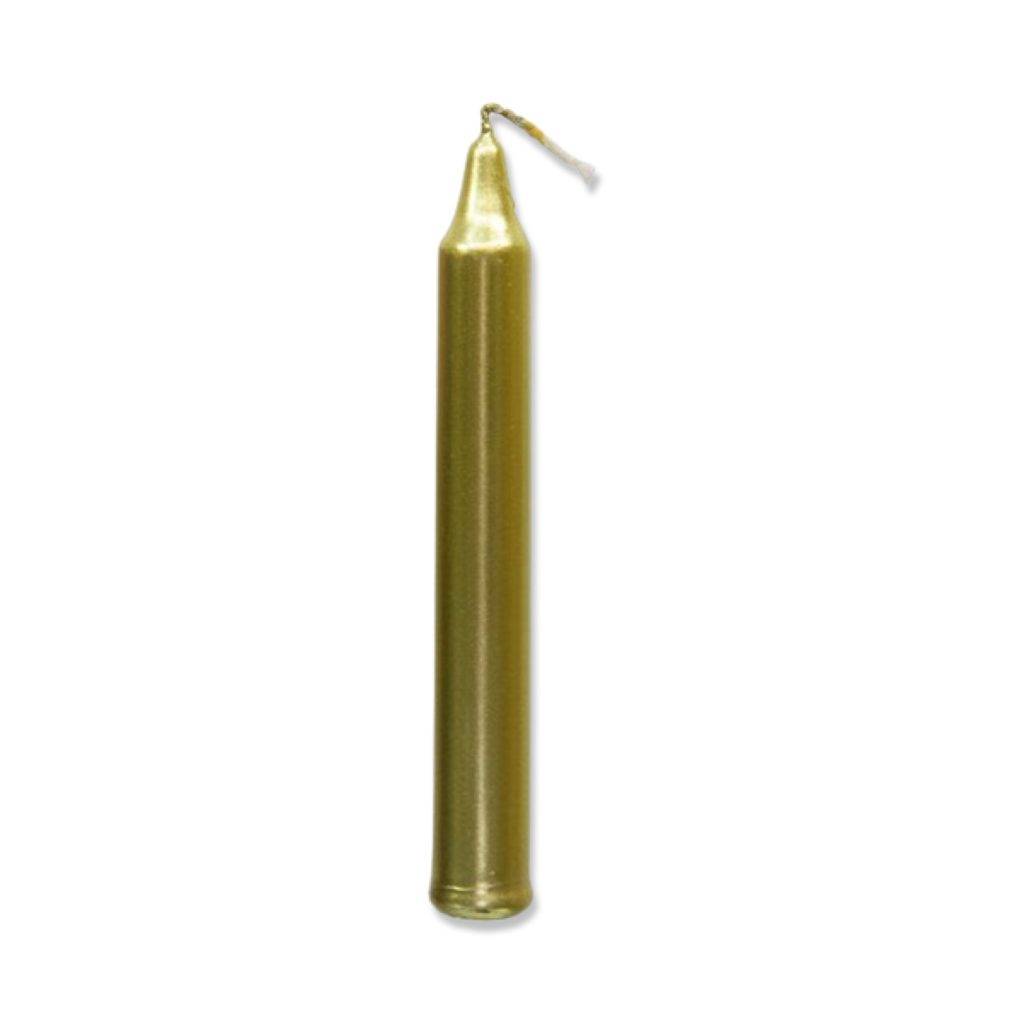 GOLD MINI STICK CANDLE - Papa Jim's Botanica