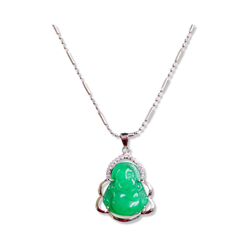 JADE BUDDHA NECKLACE - Papa Jim's Botanica