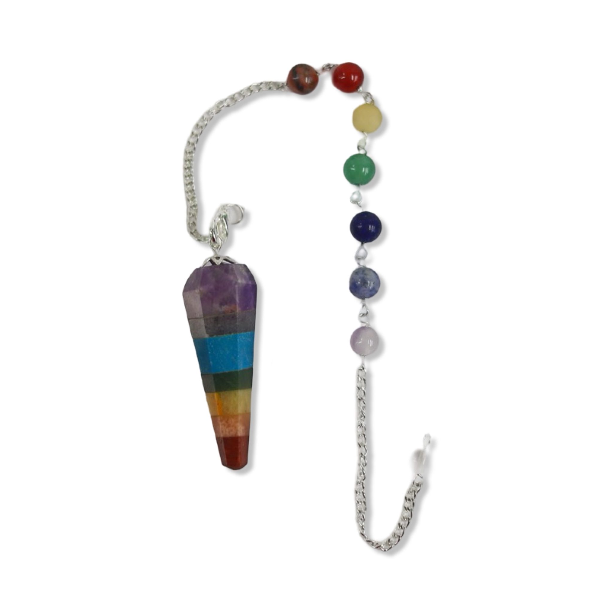 SEVEN COLORS CHAKRA PENDULUM - Papa Jim's Botanica
