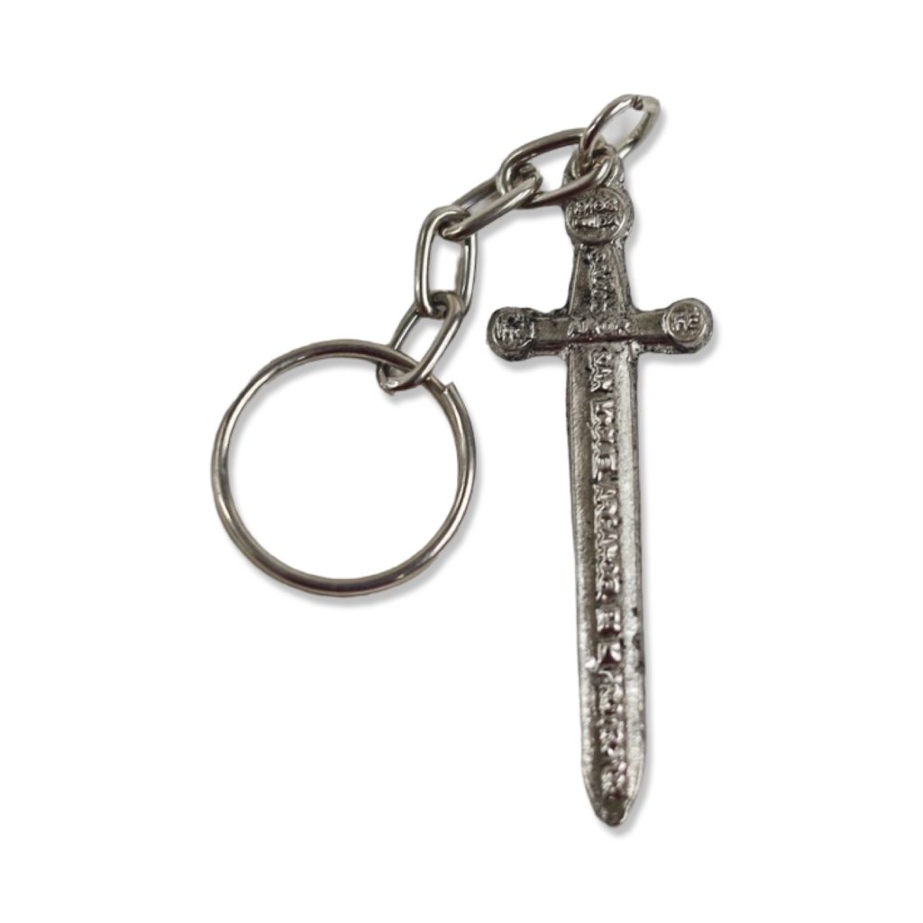 SAINT MICHAEL SWORD KEYCHAIN - Papa Jim's Botanica