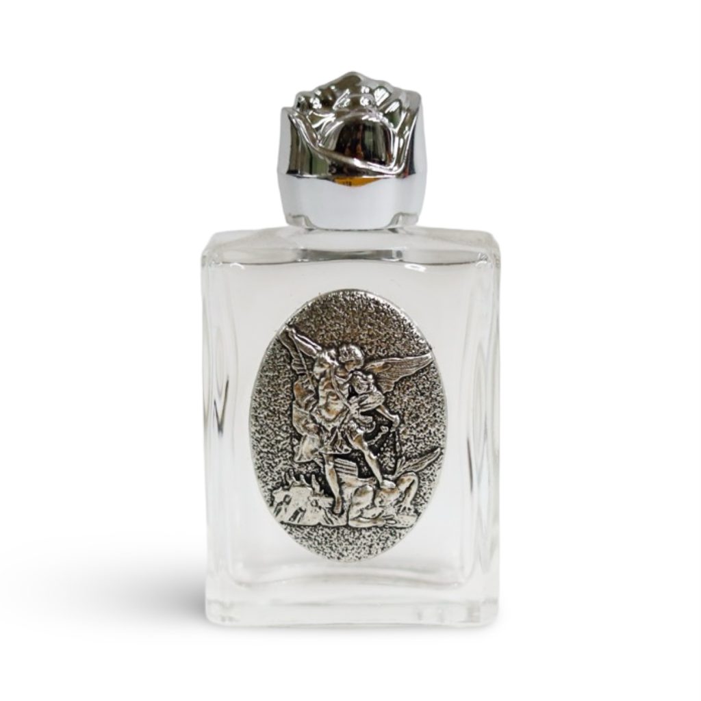 SAINT MICHAEL HOLY WATER BOTTLE - Papa Jim's Botanica